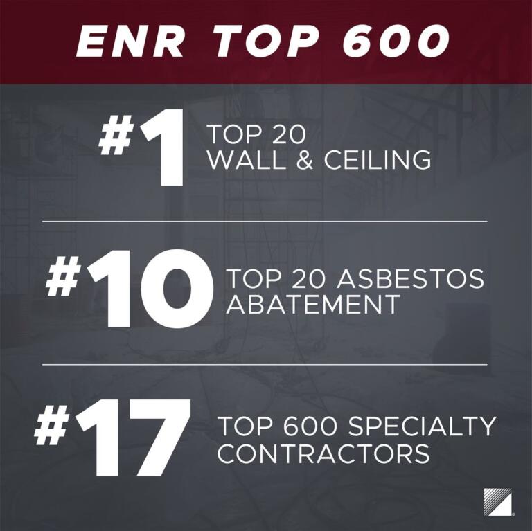2023 ENR Top 600 Specialty Contractors List | PCI: Performance Contracting Inc.