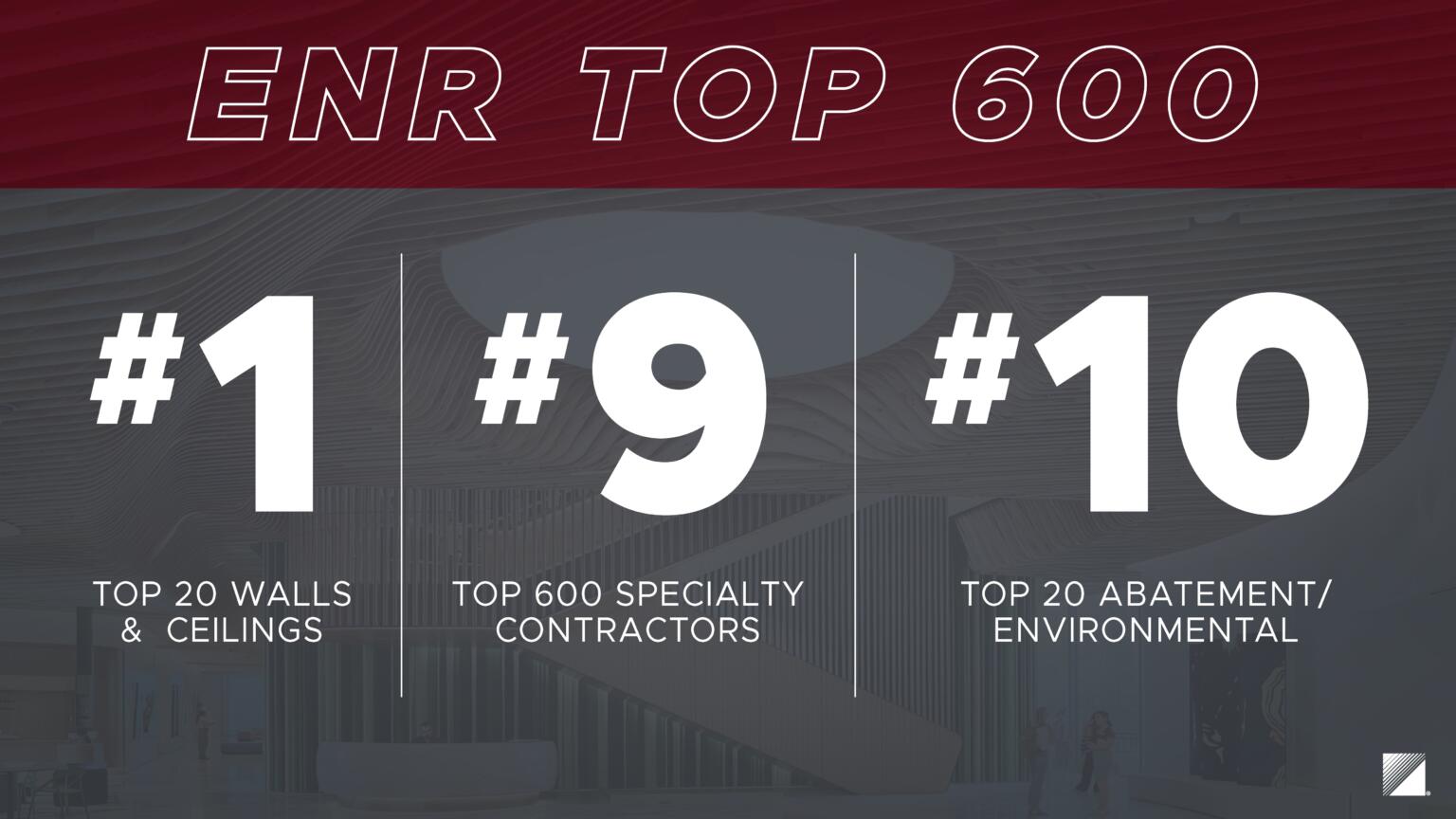 Performance Contracting Named #1 Wall & Ceiling and #9 Specialty Contractor | PCI: Performance ...